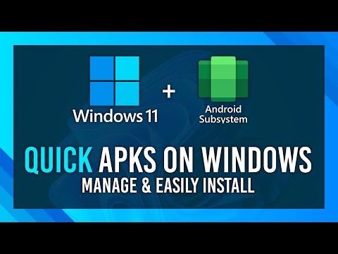 EASY APK Installs on WINDOWS | Android Apps on Windows | WSA-Pacman Guide
