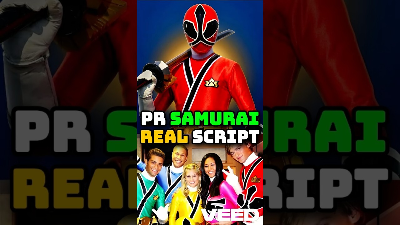 🤔 Power Ranger Samurai's Original Script #powerrangers #redranger #powerrangerssamurai #shorts #mmpr