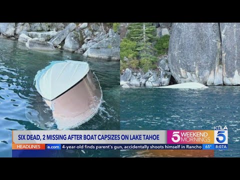 6 dead, 2 missing after boat capsizes on Lake Tahoe