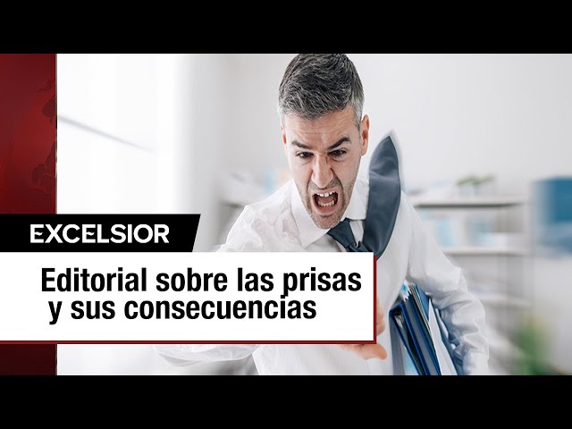 Las prisas y sus consecuencias en la vida diaria | EDITORIAL