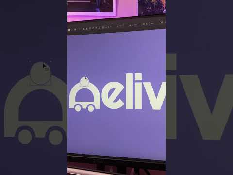 Delivr logo - Food Delivery Brand Logo! ✨