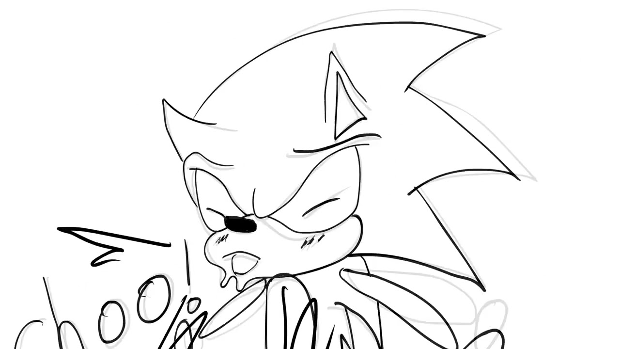 Sonic sneezes