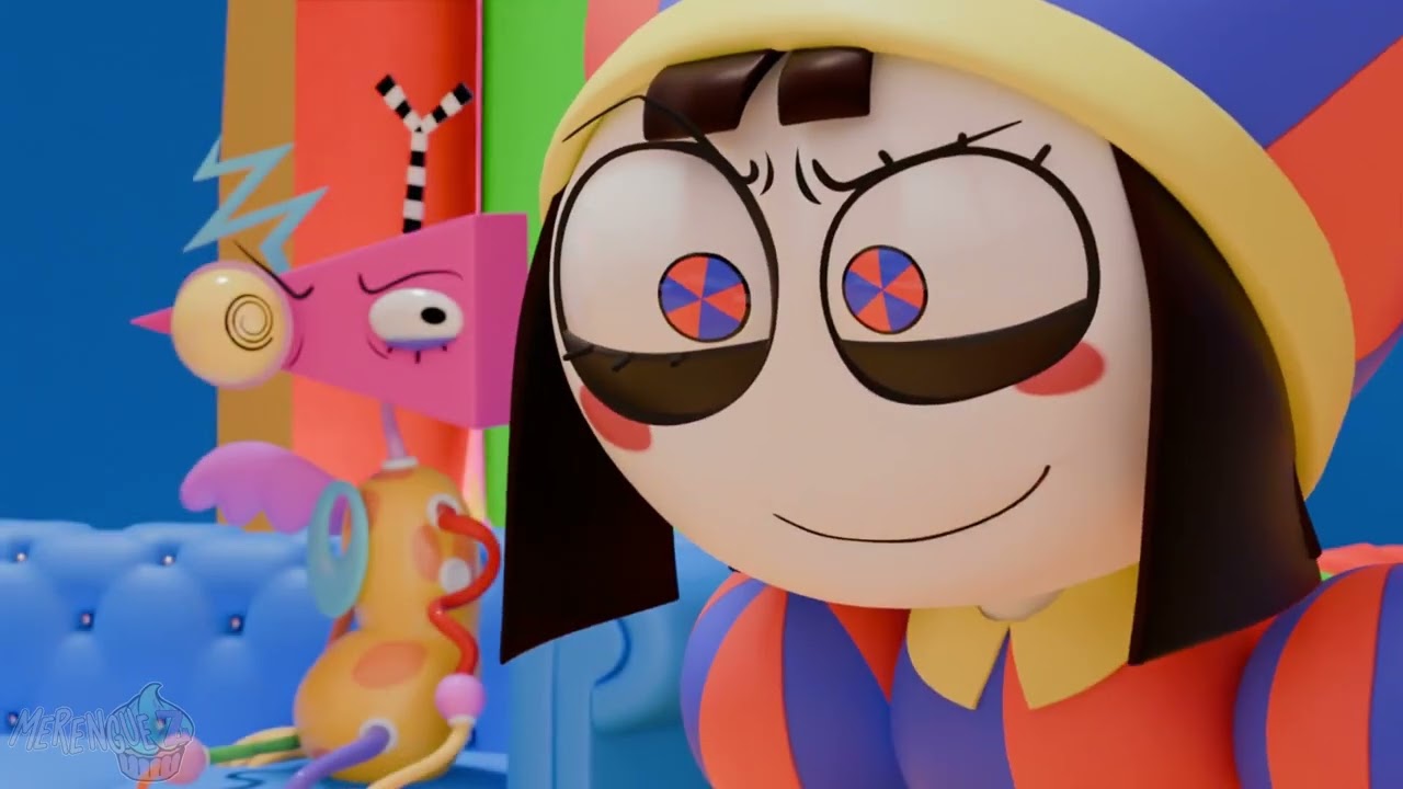 Happy Pomni plap plap digital circus
