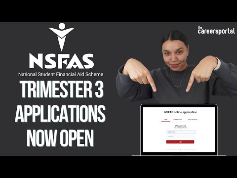 📢 ANNOUNCEMENT 📢 NSFAS Trimester 3 Applications Now Open! | Careers Portal