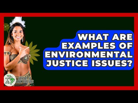 What Are Examples Of Environmental Justice Issues? - History Of Latin Cultures