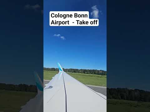 Cologne Bonn Airport- Take off #germanlife #germany