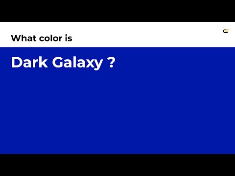 What color is Dark Galaxy ? #0018a8 hex color - Blue color - Warm color 0018a8