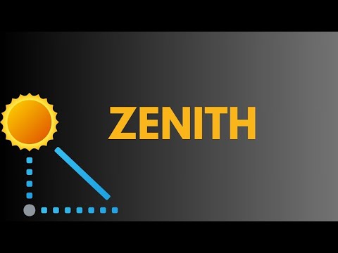 What Does zenith Means || Meanings And Definitions With zenith in learn ENGLISH