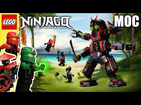 I made a LEGO Garmadon's Mech Ninjago MOC...