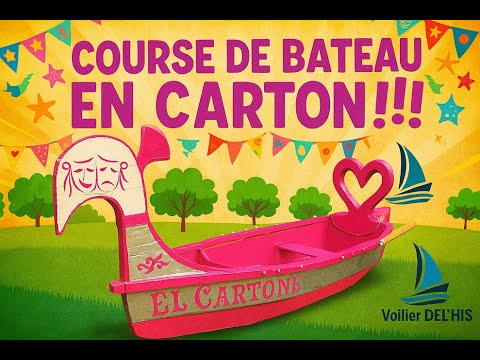 Bateau en Carton / Cardboard Boat : Construction et Course de la gondole EL CARTONE