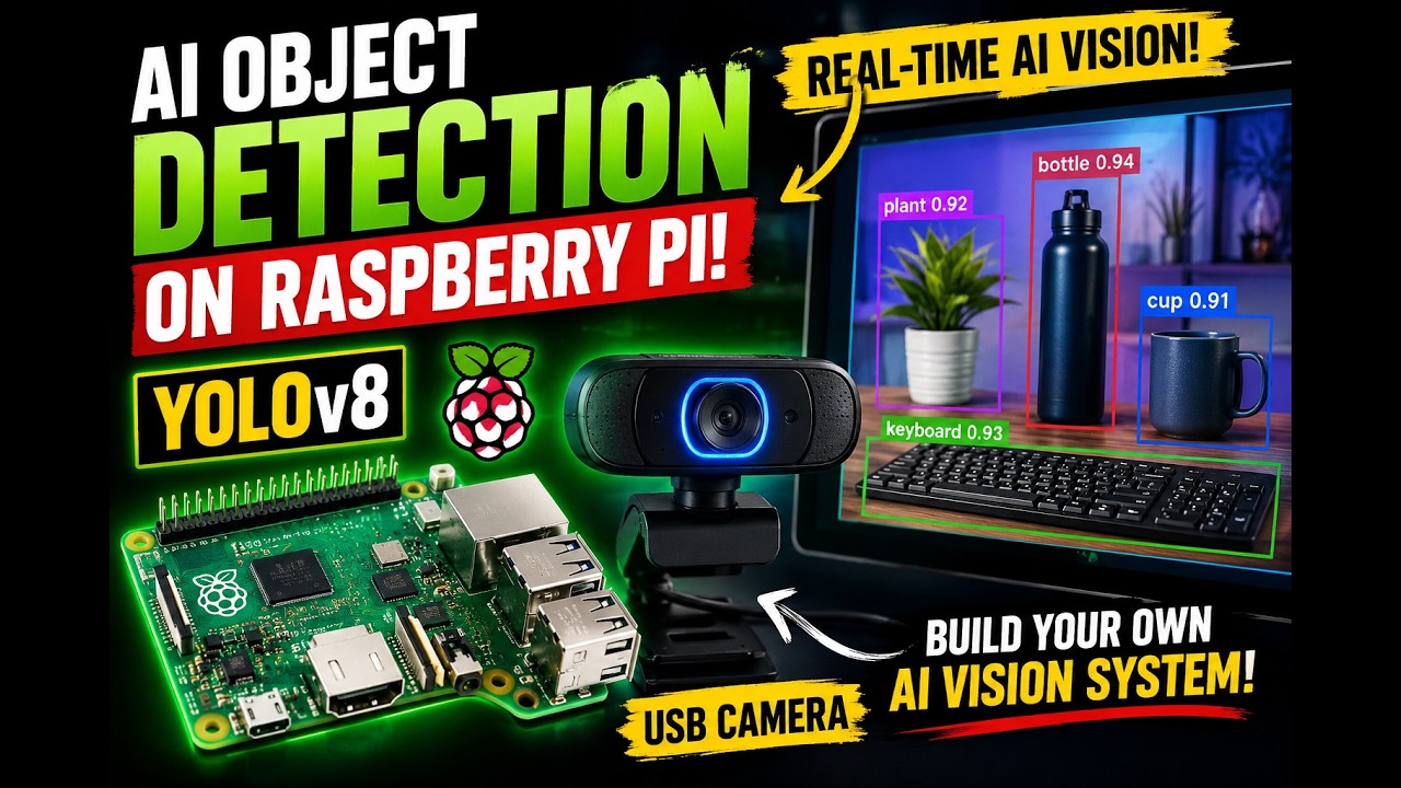 YOLO Object Detection on Raspberry Pi Beginner Friendly USB Camera Tutorial