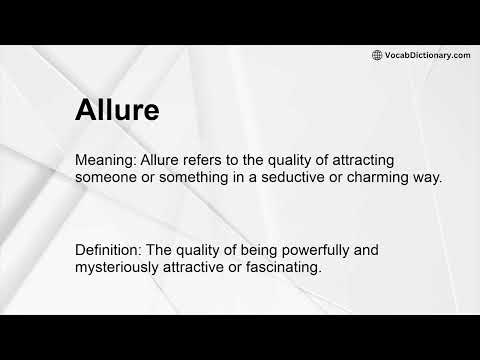 Allure Meaning