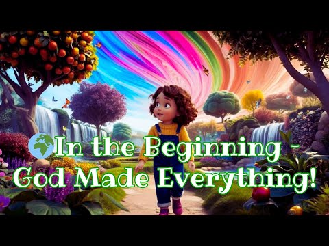 God Made the World! 🌍 | The Bible Creation Story for Kids | Day-by-Day Animated Bible Lesson