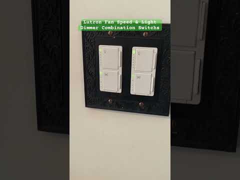 Lutron Fan Speed Control/ Light Dimmer Switches.