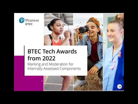 BTEC Tech Award in Animal Care (2022): Marking and moderation for Internally Assessed Components