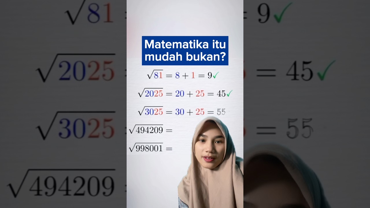 MTK itu mudah, kan? #matematika