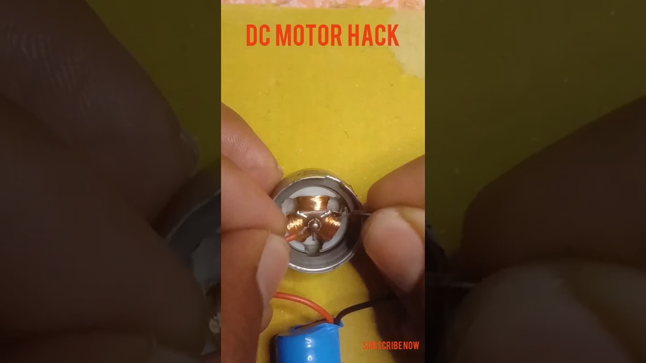 Dc Motor Hack #creative #electronic #project