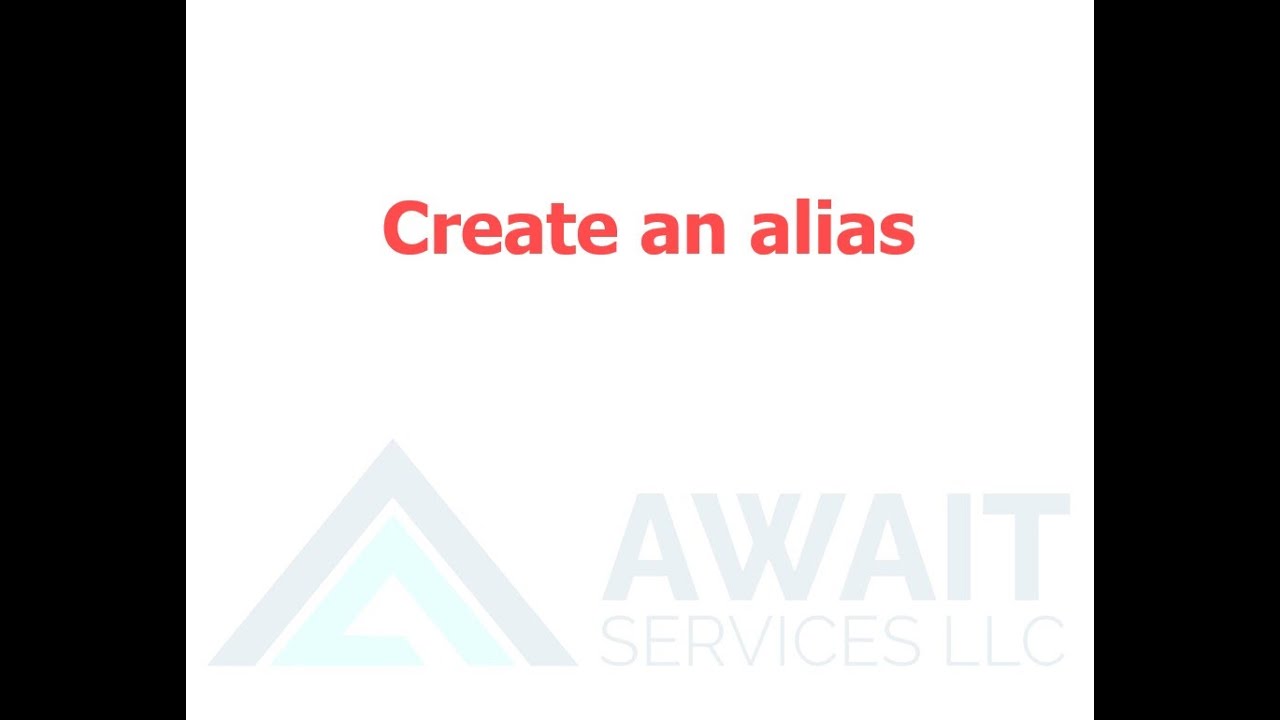 How to Create SQL Server Alias