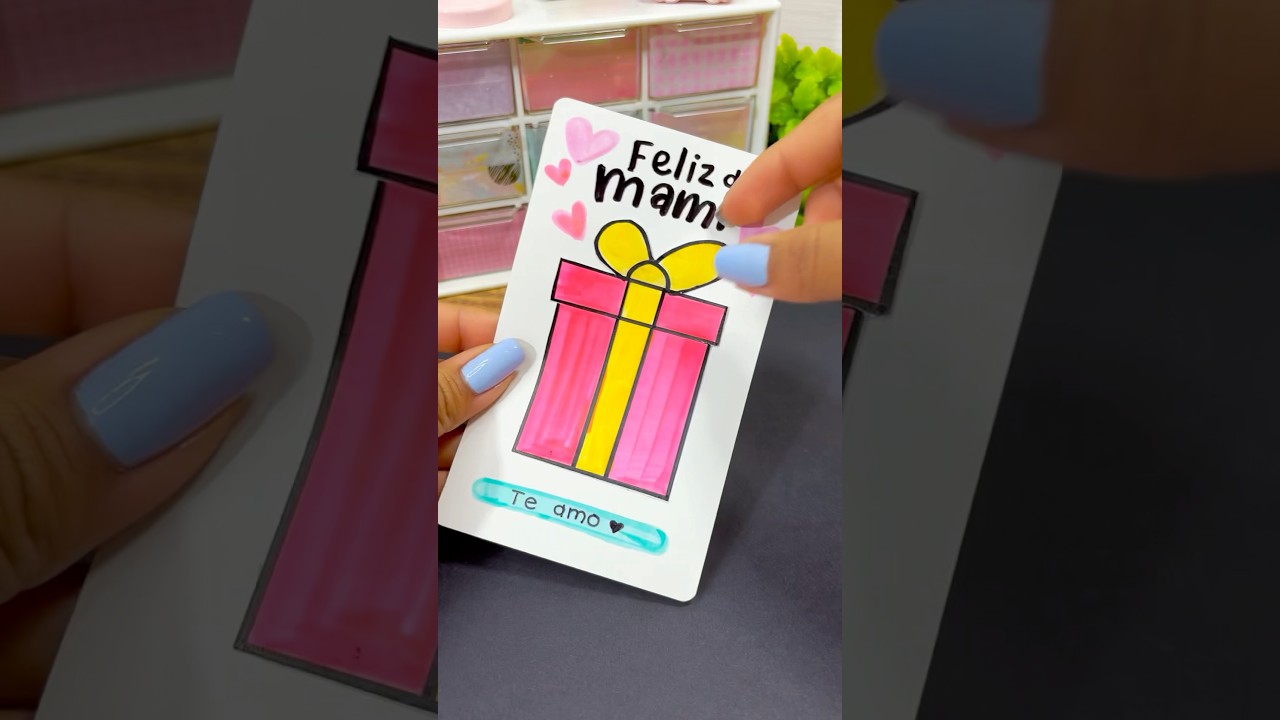 Idea de tarjeta para mamá #mamá #diadelasmadres  #10demayo #happymothersday