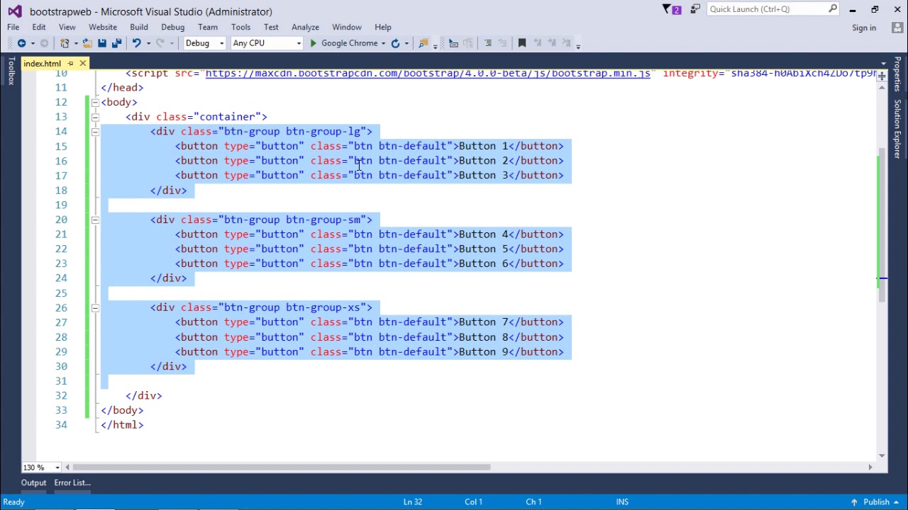 Bootstrap - Button Groups