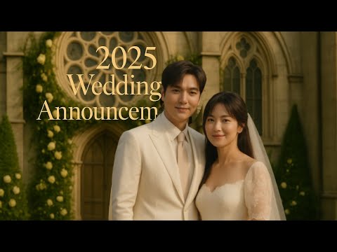 It's Official! Lee Min Ho and Song Hye Kyo Announce Their 2025 Wedding!