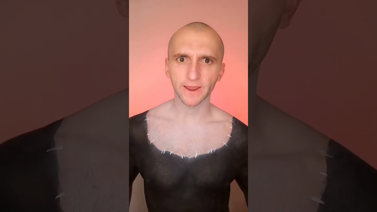 Painting myself as Ryuk from Death Note! Who's seen The Simpsons Parody? #shorts #ryuk #deathnote