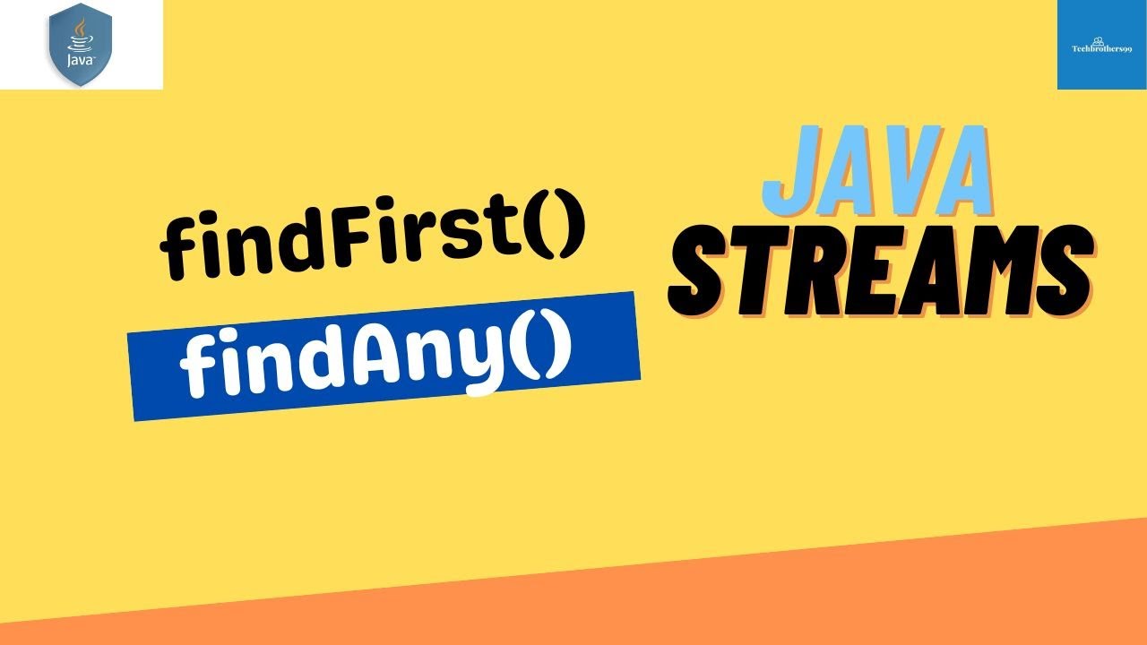 Java8: Findany And Findfirst In Java Streams