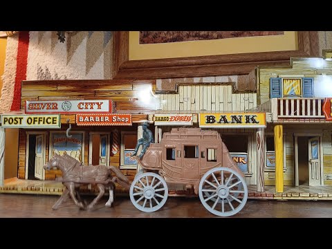 "SILVER CITY" Old West Town by Marx Toys!