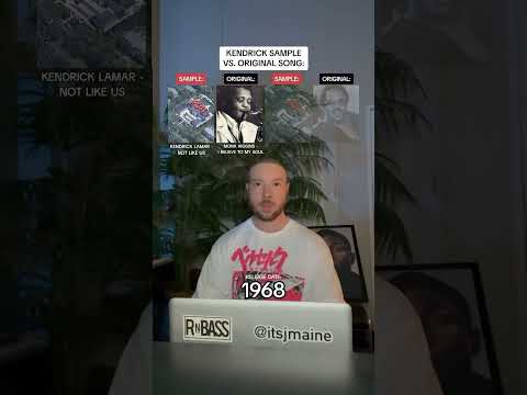 Kendrick Lamar “Not Like Us” Sample Vs. Original Song #shorts
