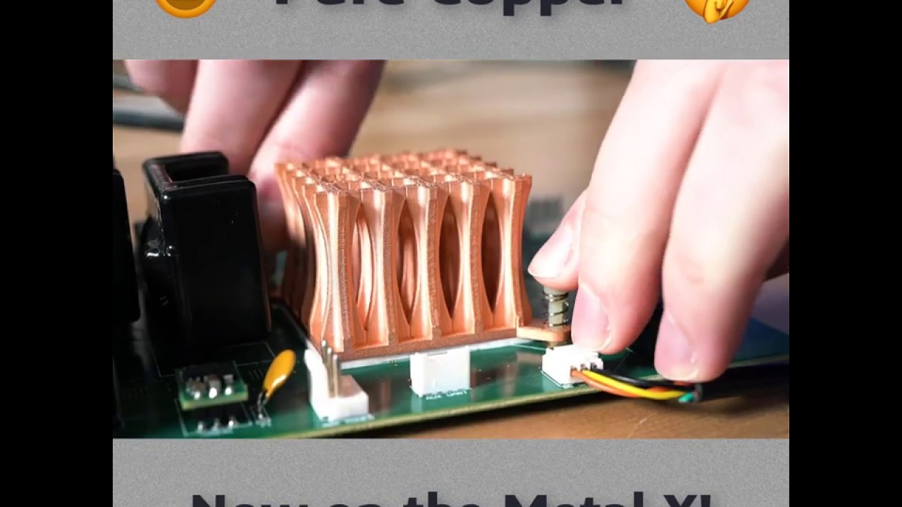 3D print pure Copper on the Markforged Metal X now! | Mark3D