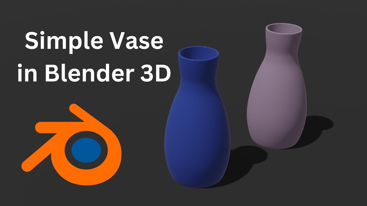 Model a vase in Blender 3D! Beginner Blender tutorial