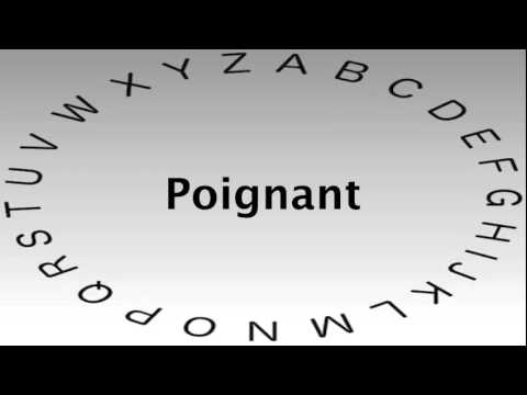 SAT Vocabulary Words and Definitions — Poignant
