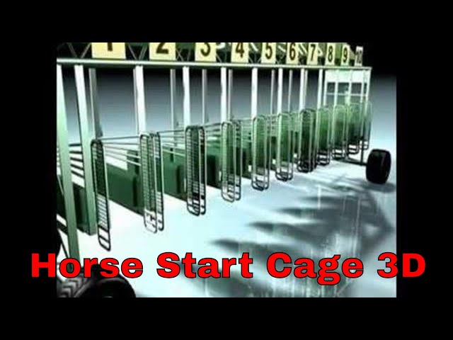 Horses start-cages 3D Model - FlatPyramid