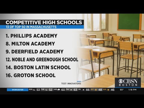 Many Of The Most Sought After High Schools Are In Mass.