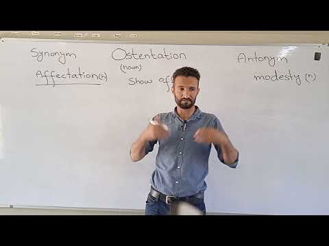Word of the day||English Vocabulary||Ostentation||Meaning, Synonym and antonym