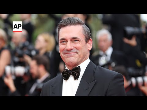 Jon Hamm prepares to strike