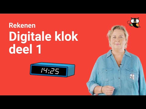 Leren klokkijken: de digitale klok (deel 1)
