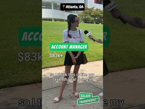 How much does an #AccountManager make?📍Atlanta, GA #salarytransparentstreet