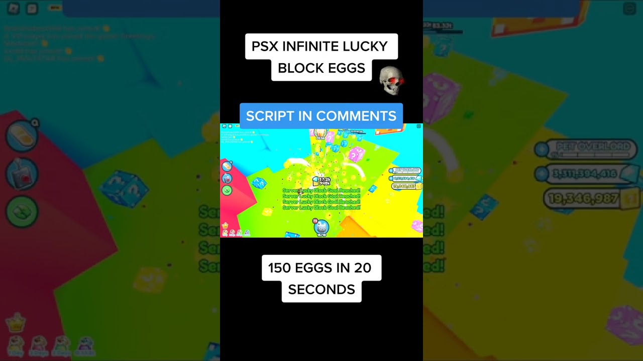 Pet Simulator X  Hatch Egg 150 Script