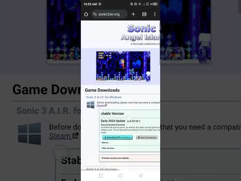 How to download sonic 3 air on android