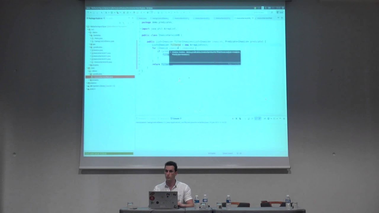 JDK 8 refactoring with Eclipse