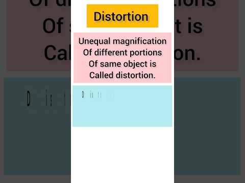 Distortion in radiography #radiography #shortnotes #keypoints #exam #radiology #radiographynotes