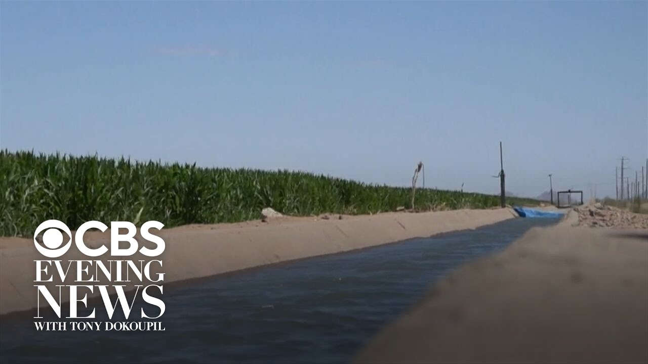 The Colorado River, whose water is shared by 7 states, is shrinking