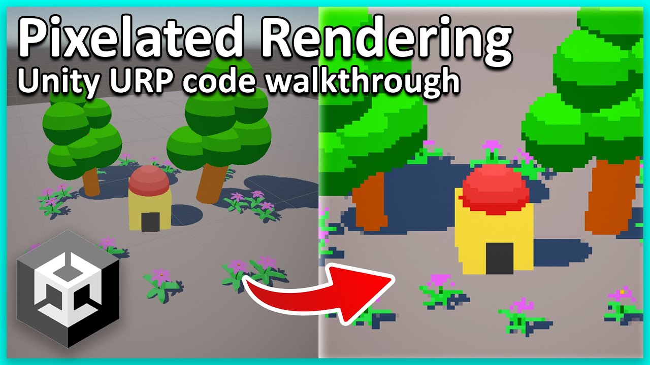 Unity PIXELATED RENDERING in URP Using Custom Renderer Features (Code Walkthrough)