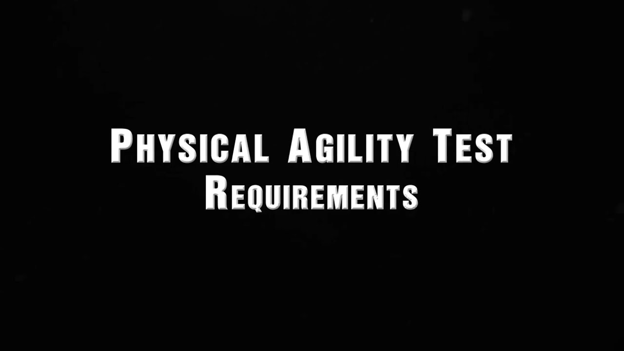 Physical Agility Test Requirements | Houston Police Department
