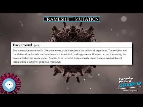 Frameshift mutation 🧫👩🏾⚕🤒 Everything Viruses & COVID-19 🤒👩⚕🧫