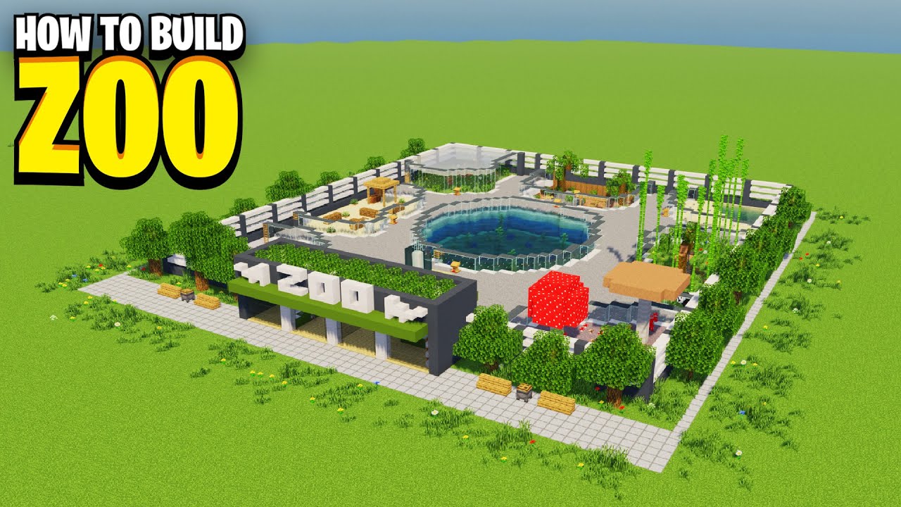 How To Build A ZOO In Minecraft! - Minecraft Builders