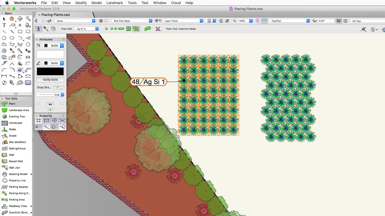 Site Design - Placing Plants