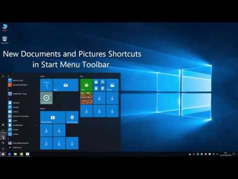 Windows 10 Start Menu Left Side Toolbar Icons Bug