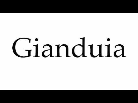 How to Pronounce Gianduia